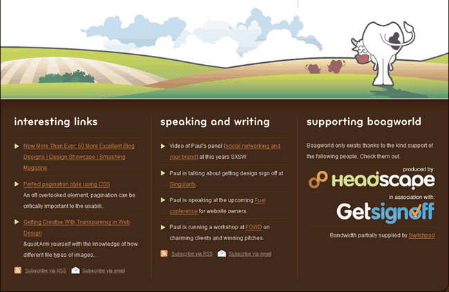 Footer Design Showcase: 75+ Creative Footer Designs | Smiley Cat